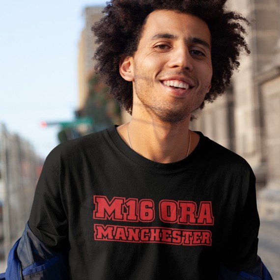 Manchester United Postcode T-Shirt | TheBoyDoneGood