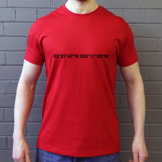 Manchester United: Old Trafford Coordinates T-Shirt | TheBoyDoneGood